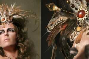 Regal Tribal Headdresses : Queens Headpieces
