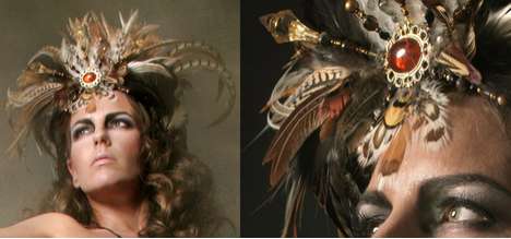 Regal Tribal Headdresses : Queens Headpieces