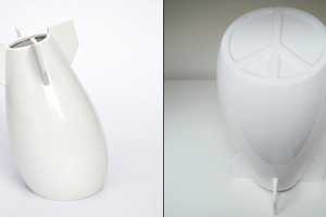 Explosive Flower Holders : Peaceful Bomb Vase
