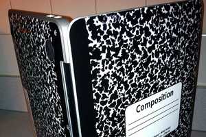 Academic Laptop Skins : Composition Notebook decal