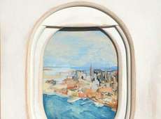 Airplane Window Art : airplane window art