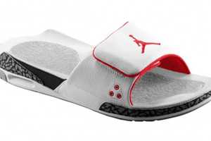 Basketball Slipper Kicks : Jordan Retro 3 Slide