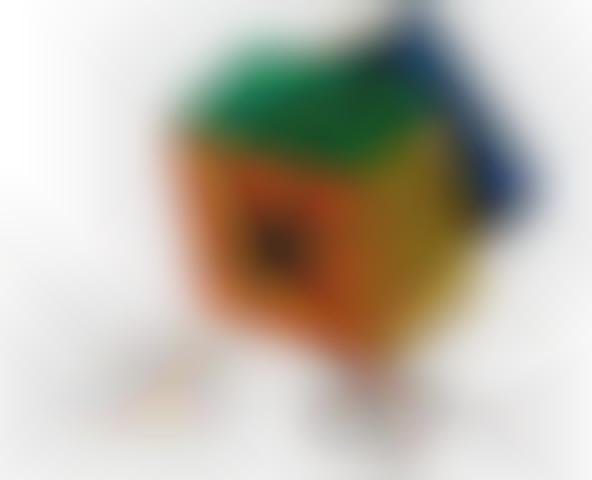 Puzzling Spice Shakers : Rubik-s Cube Spice Shaker