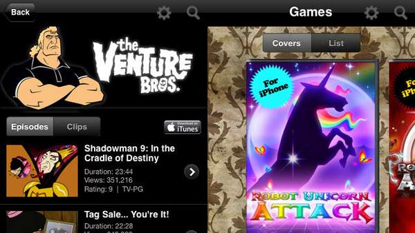Free Cartoon Apps : Adult Swim App