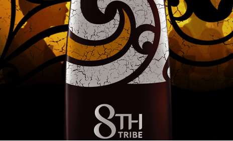 Aboriginal Alcohol Branding : 8th Tribe Liqueur Bottles