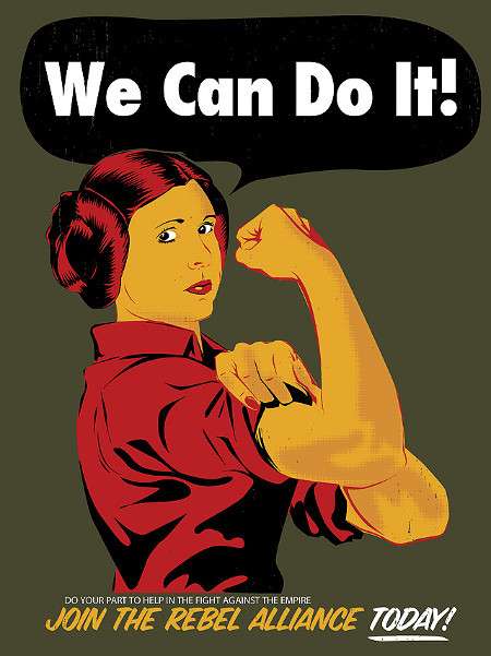 Rallying Sci-Fi Illustrations : star wars propaganda posters