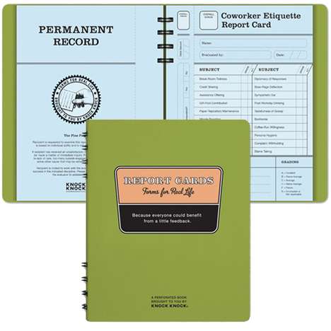 Everyday Progress Reports : Report Cards for Real Life