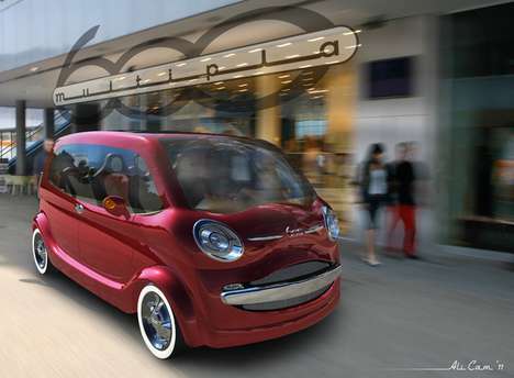 Redesigned Miniature Minivans : Fiat 600 Multipla Vorto