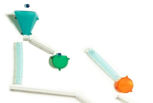 Mural-Mounted Gravity Games : Wall Coaster Extreme Stunt Kit