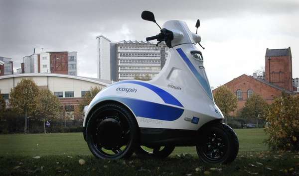 Speedy Three-Wheeled Segways : ecospin raptor