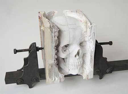 Skeletal Book Contraptions : maskull lasserre incarnate sculpture