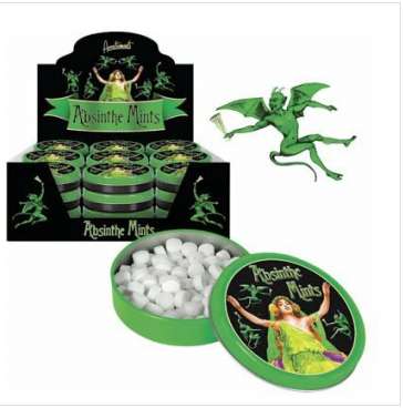 Boozey Hallucinogenic Bubblegum : archie mcphee absinthe gumballs