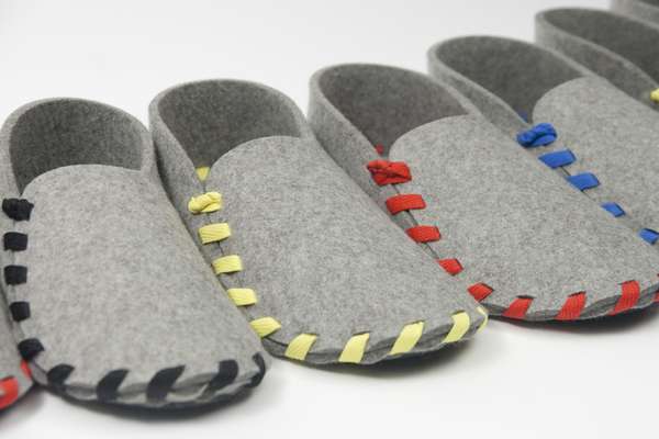 Minimal Material Footwear : lasso slippers