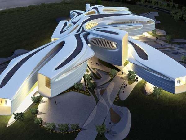 100 Contemporary Curvilinear Structures