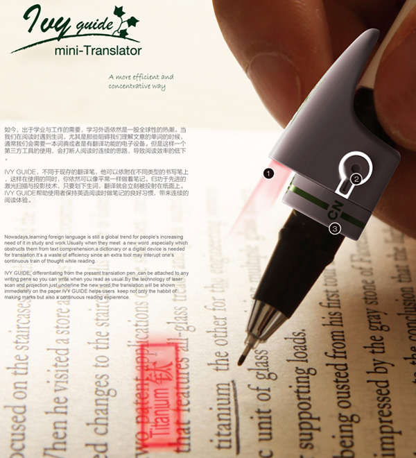 Multilingual Pen Accessories : language translation pen