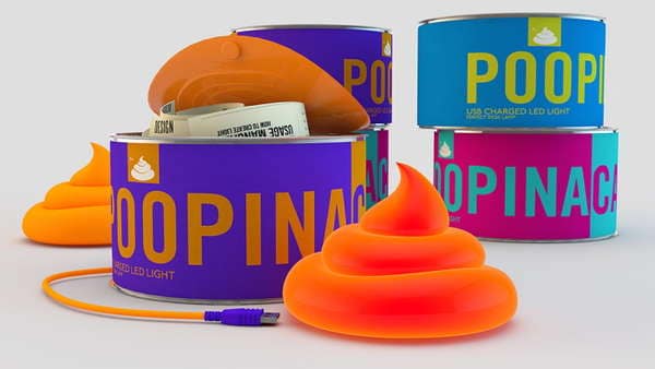 Crappy Desktop Illuminators : Poop Lamp