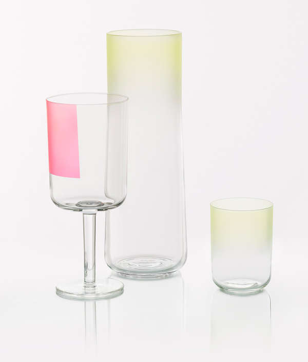 Minimalist Ombre Glassware : modern glassware