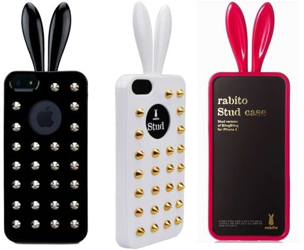Embellished Bunny Smartphone Sheaths : rabito case
