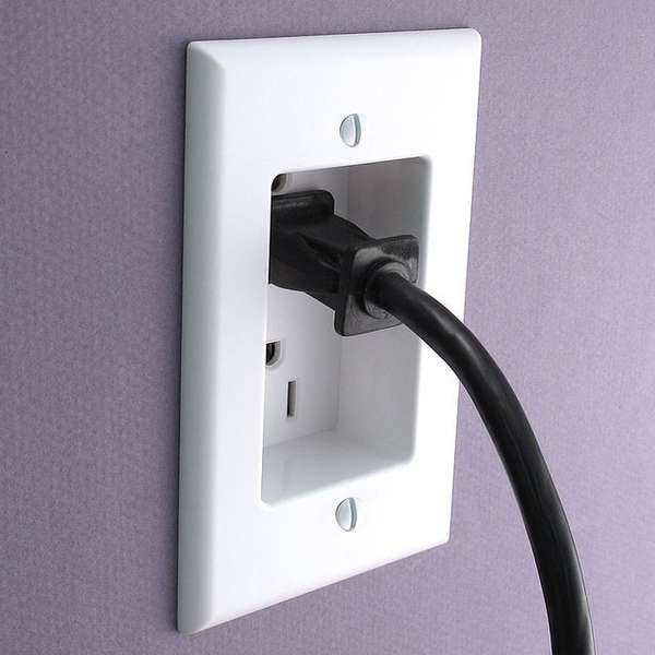 Corrective Concave Outlets : recessed power outlet