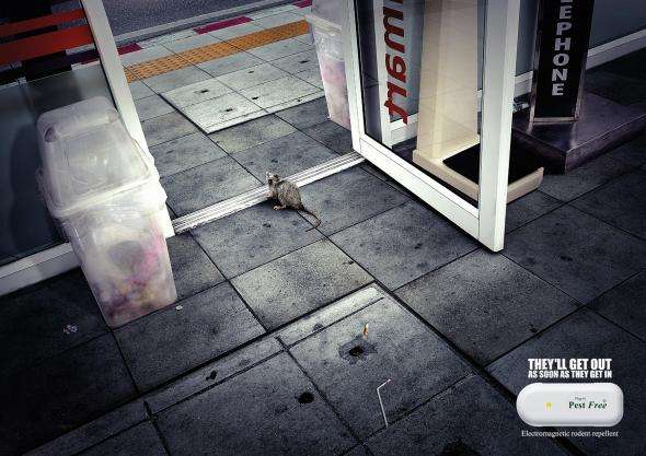 Humane Pest Prevention Ads : Electromagnetic Rodent Repellent