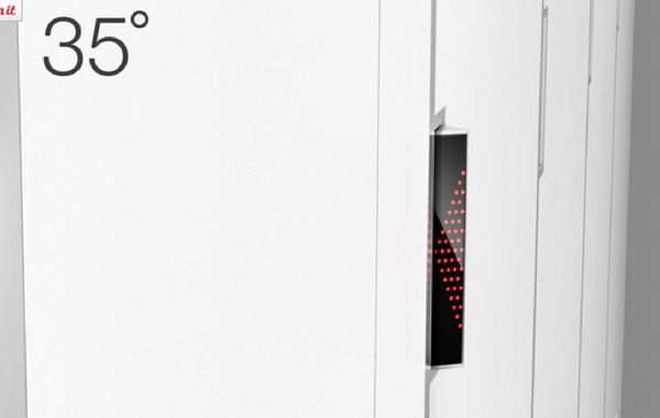 Illuminated Cubicle Handles : 35-Degrees Stall Door