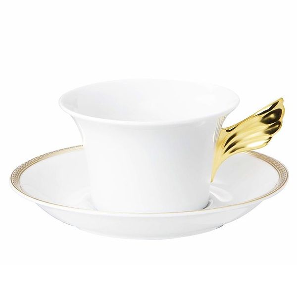 Gold Winged Tea Cups : Versace coffee cup
