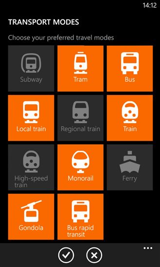 Public Transit Travel Apps : here transit