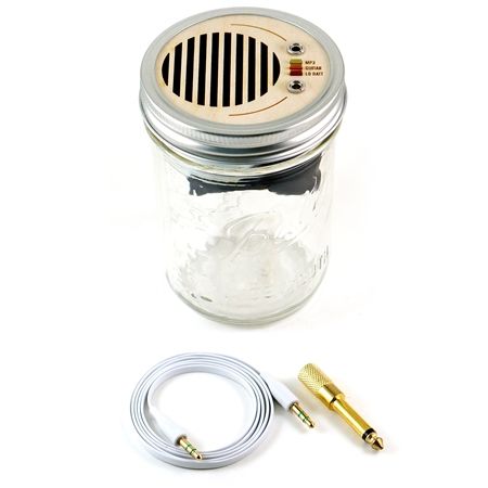 Mason Jar Speakers : Mason Jar Speakers