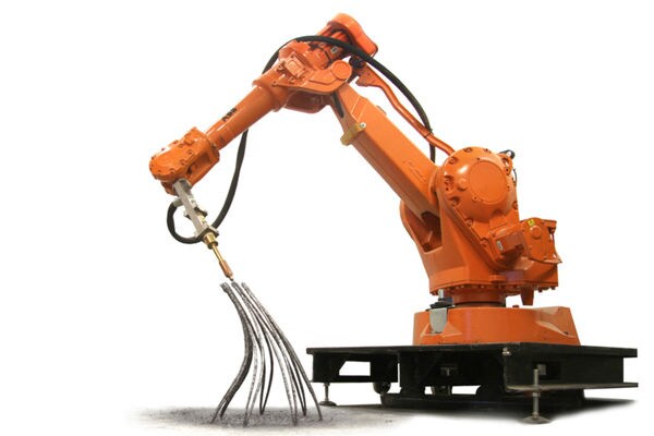 Suspended 3D Aerial Printers : MX3D-Metal