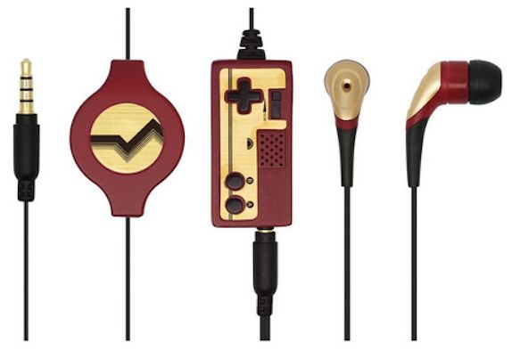 Retro Gamer Earphones : nintendo famicom