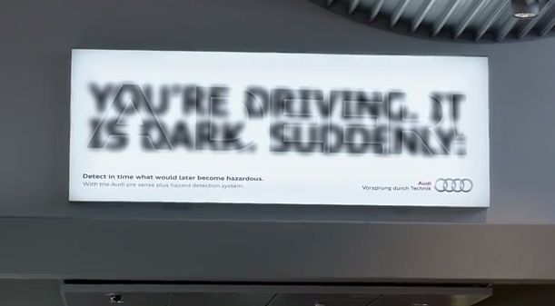 Deceptive Perception Campaigns : audi ad