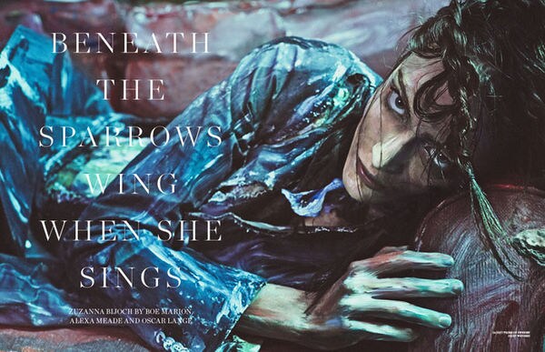 Artistically Painted Editorials : Scandinavia SSAW Magazine AW15