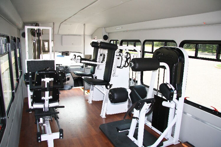 Shuttle Bus Workouts mobile gym
