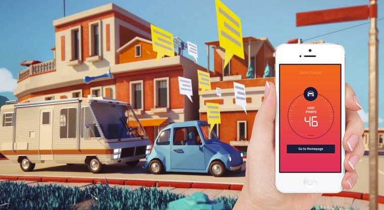 Phone-Avoiding Game Apps : safe driving app