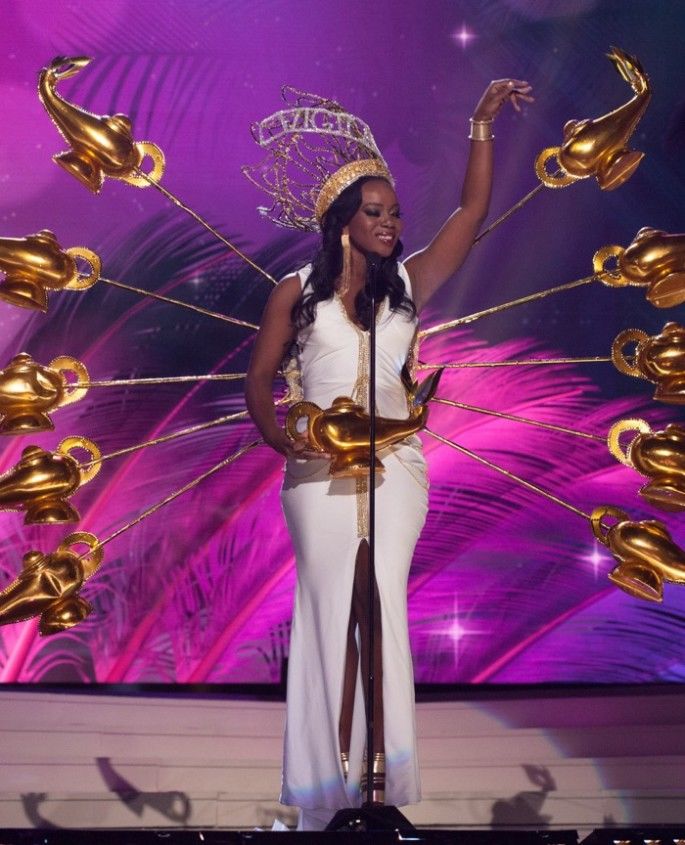 Genie-Themed Pageant Costumes : Pageant Costume