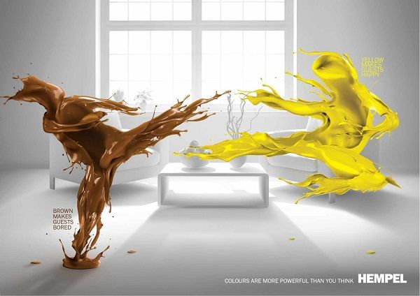 Color-Clashing Paint Ads : Battling Paint-People