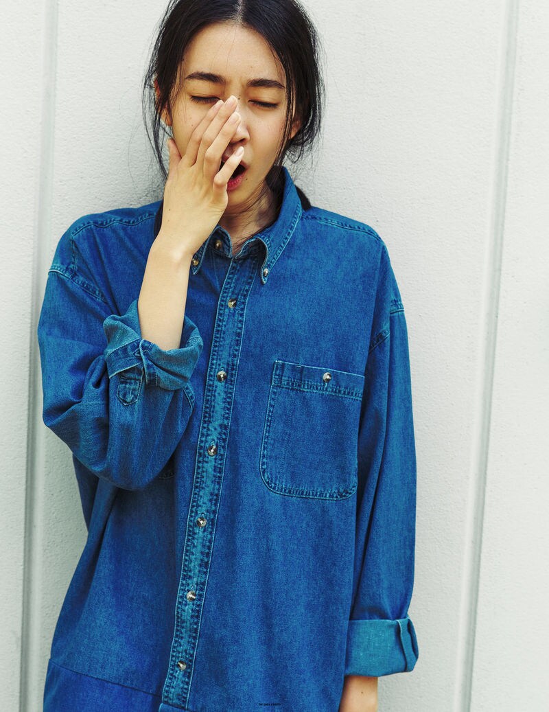 Contemplative Normcore Editorials : Ai Suzuki