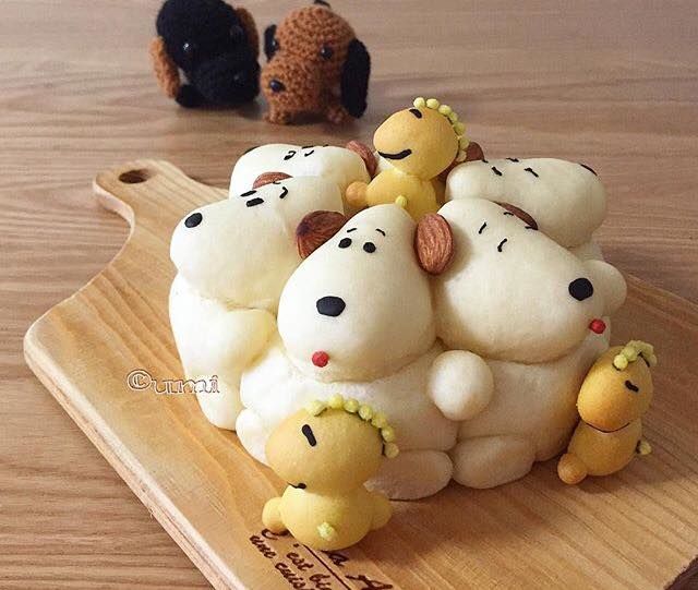 Sculptural Cartoon Breads : Chigiri