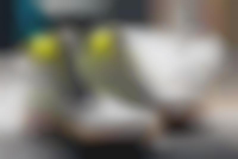 Neon-Accented Boots : DTLR Timberland Boot x Safety Grey