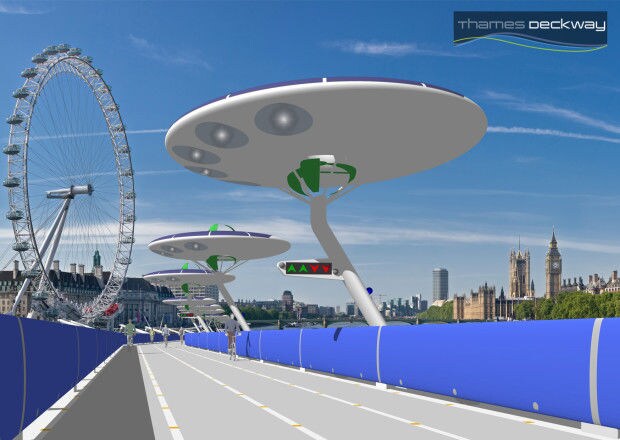 Floating Bike Paths : Thames Deckway