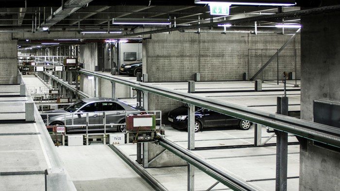 Robot-Operated Parking Lots : automated car park