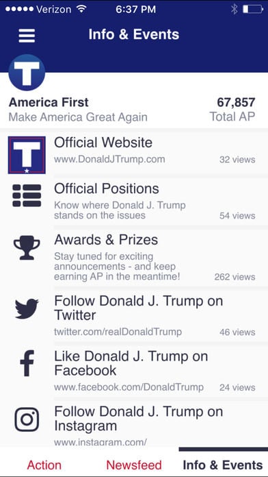 Gamified Politics Apps : politics app