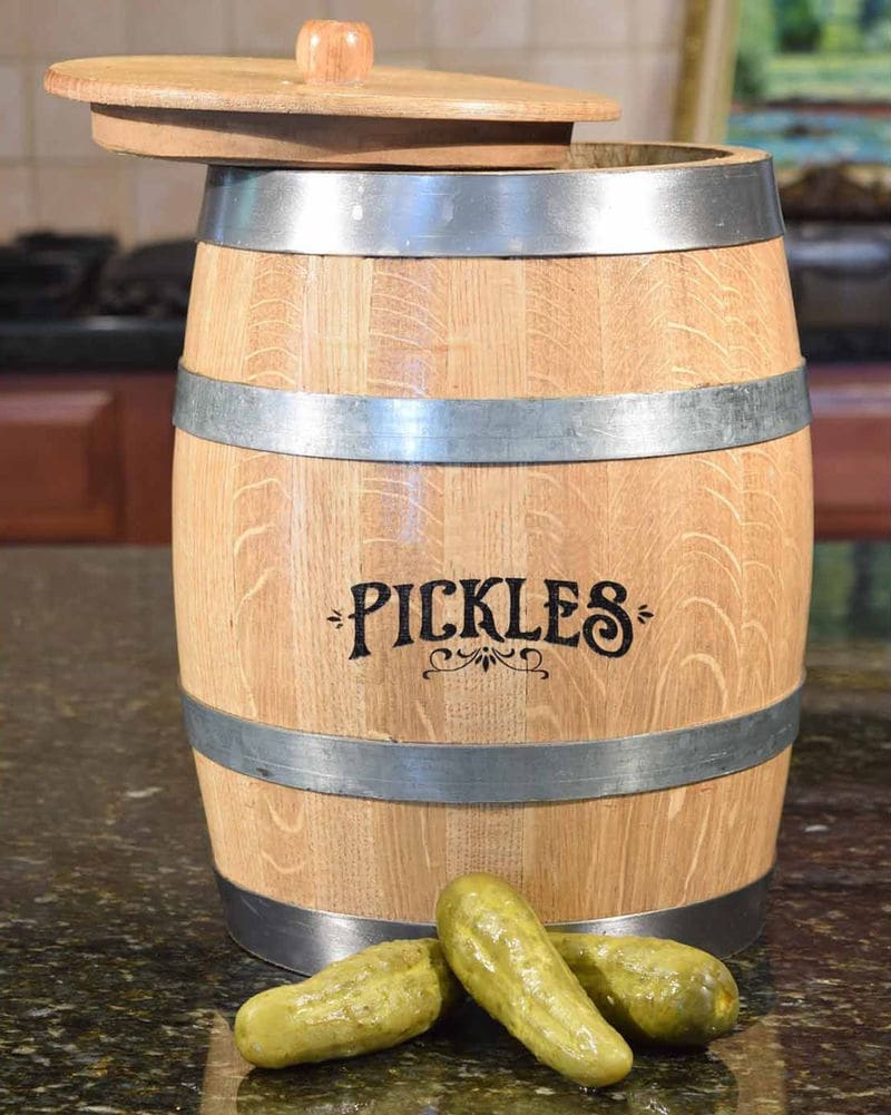Flavor-Infusing Pickling Barrels : pickle barrel