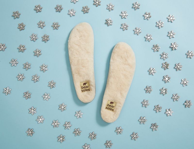 Winterized Sheepskin Shoe Inserts : shoe insert