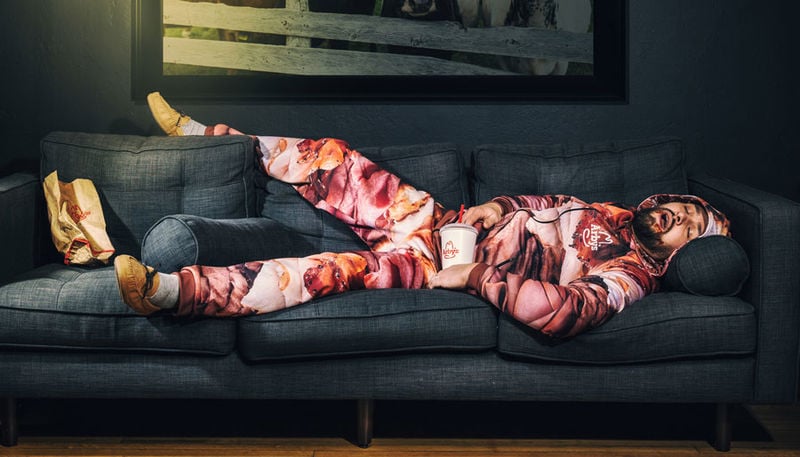 Branded Meat Print Sweatsuits : Meat Sweatsuits
