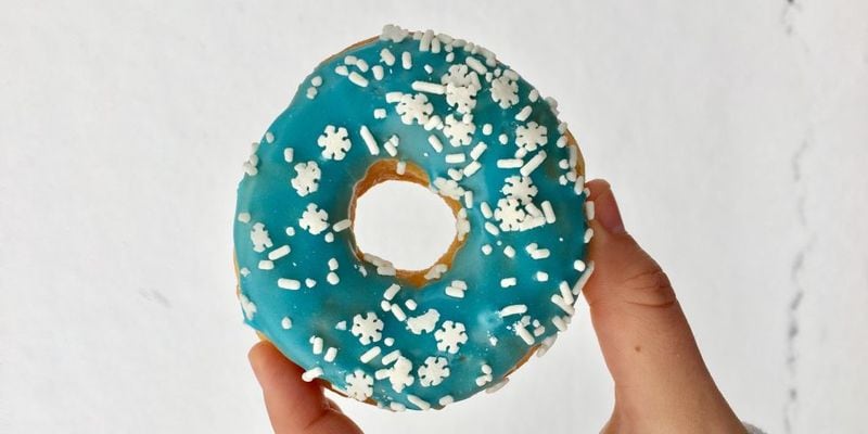 Snowflake-Covered Donuts : Snow Flurries
