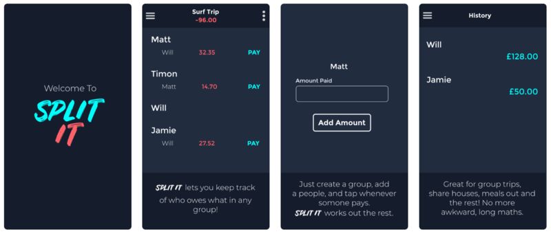 Convenient Bill-Splitting Apps : split it