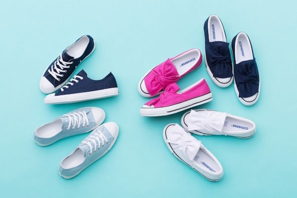 Ribbon-Accented Footwear Designs : all star ribbon