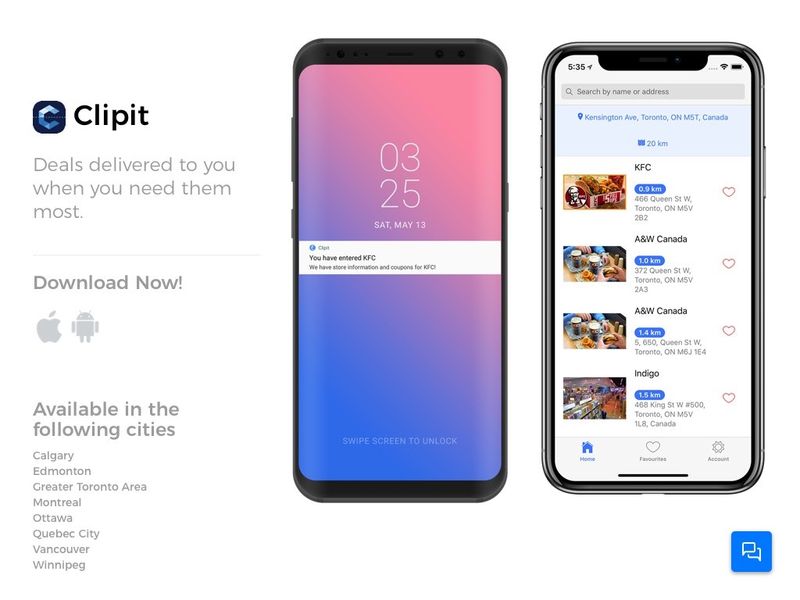 Locational Coupon Apps : Clipit