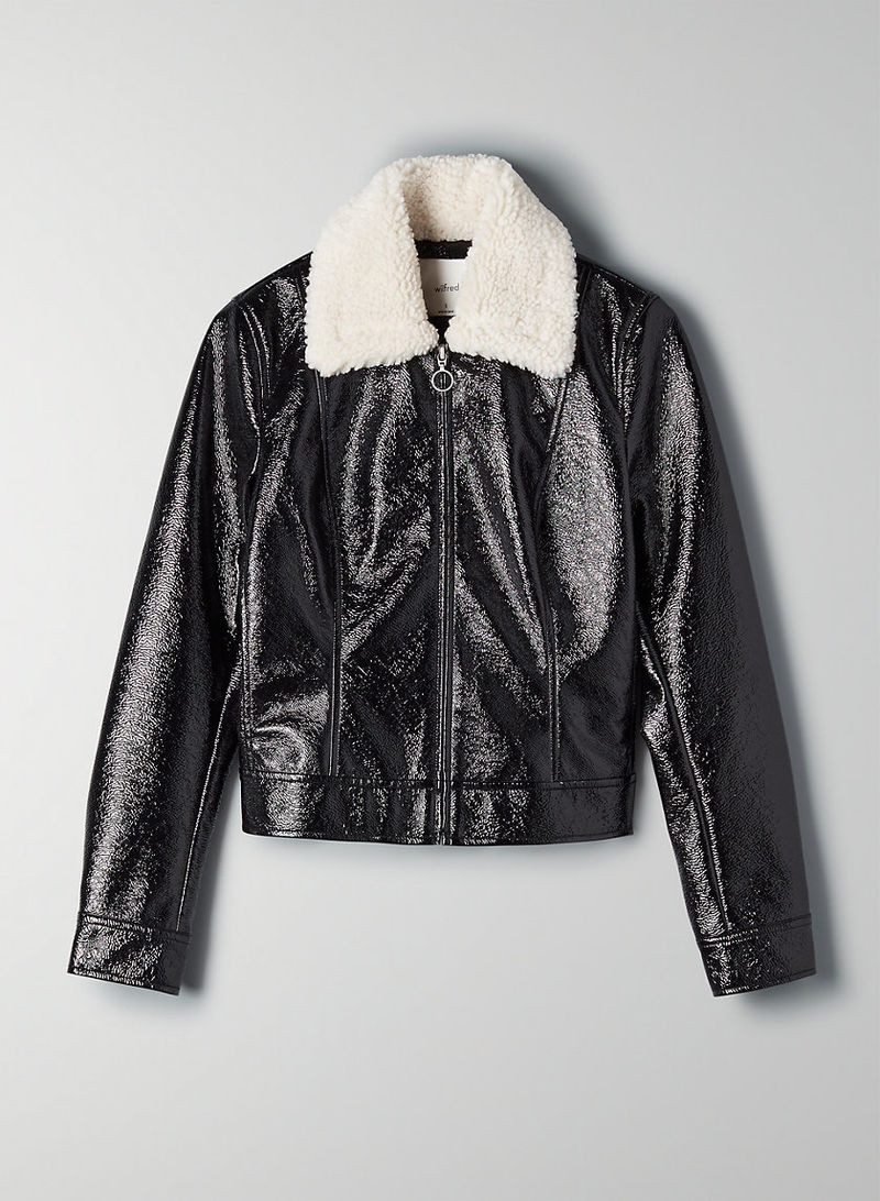 Vintage-Inspired Cropped Vinyl Jackets : Tempest Jacket